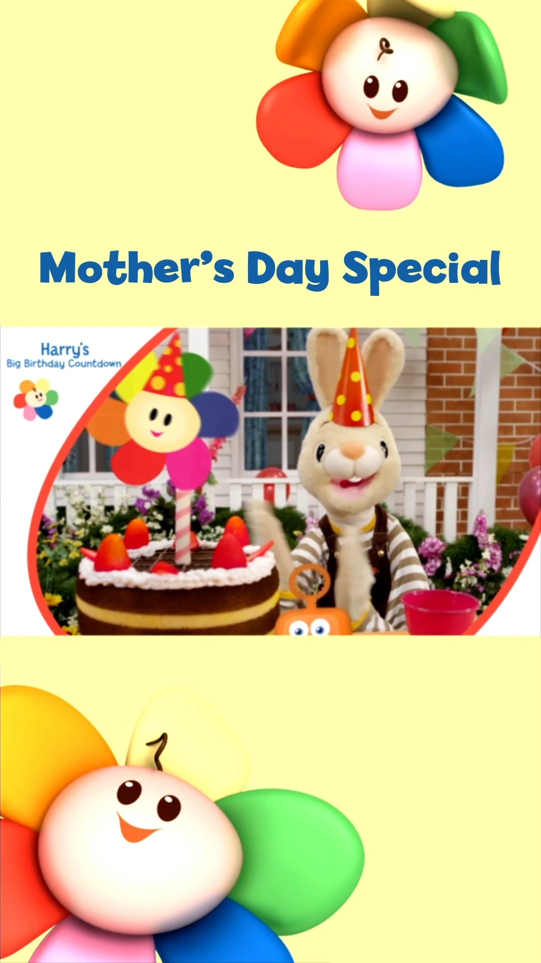 They're airing Harry's Big Birthday Countdown on BabyFirst this weekend ...