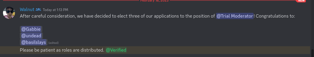 These are the people who get thread moderator (Discord only) | Fandom