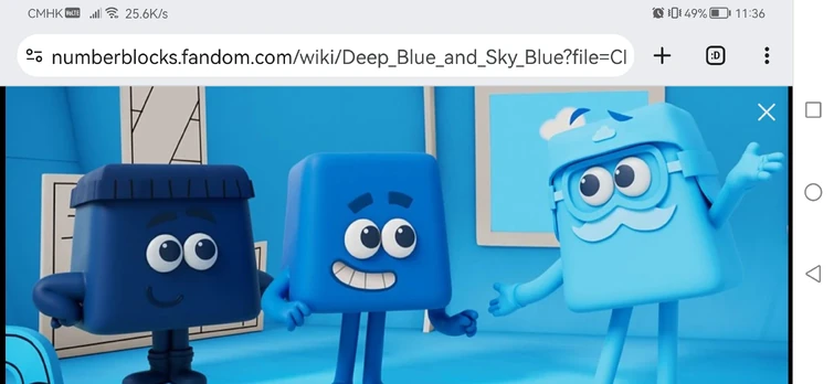 Deep Blue wears a beanie and Sky Blue wears a helmet | Fandom
