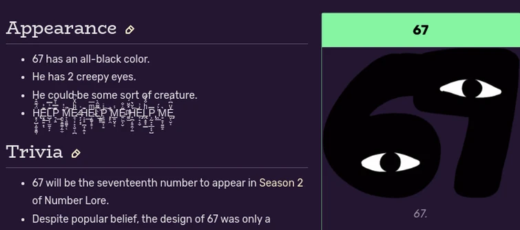 Who did cursed text on 67's page and are you sure 99 is protected? | Fandom