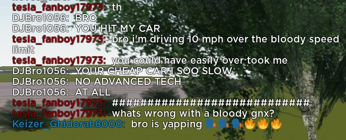 dude hits my gnx and claims "I hit him" | Fandom