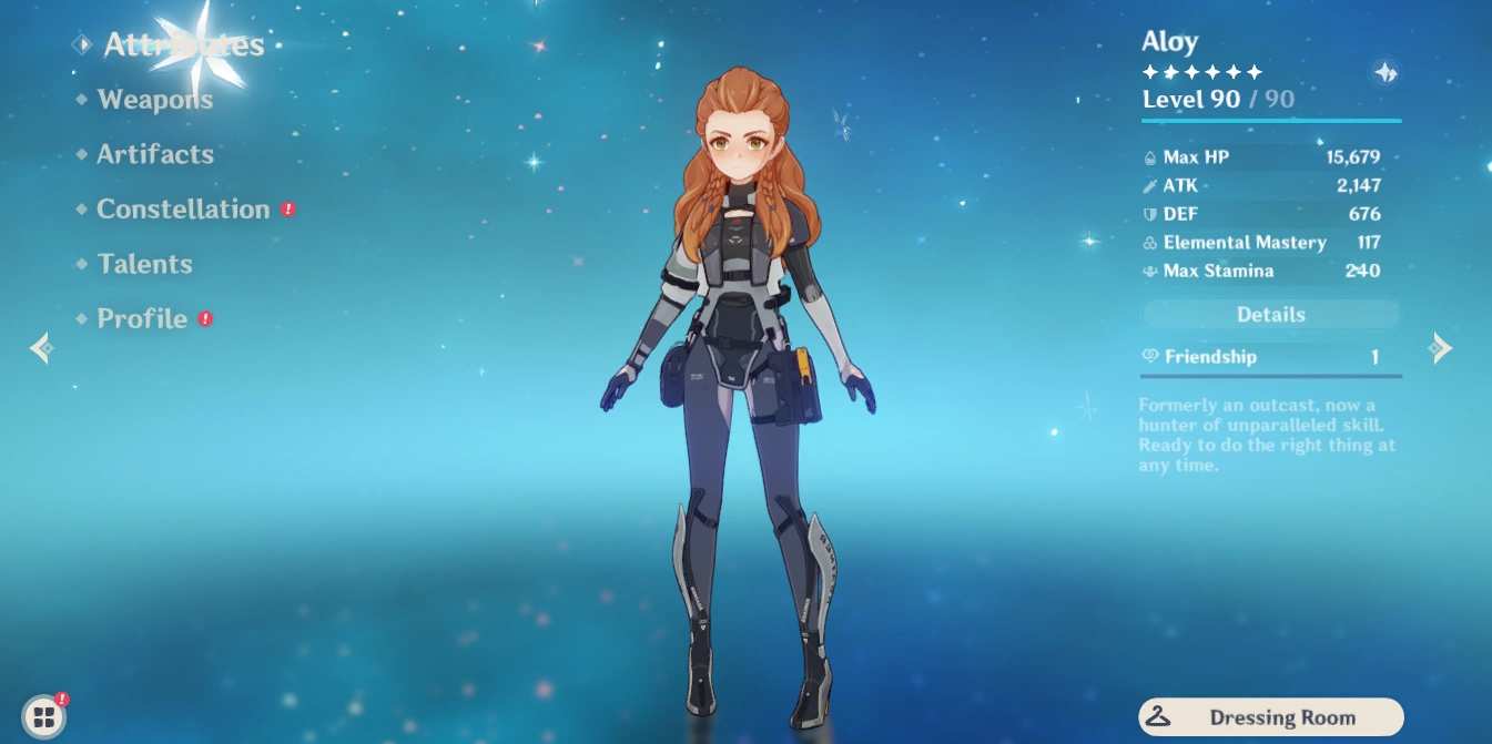 there is a severe lack in Aloy skin so | Fandom