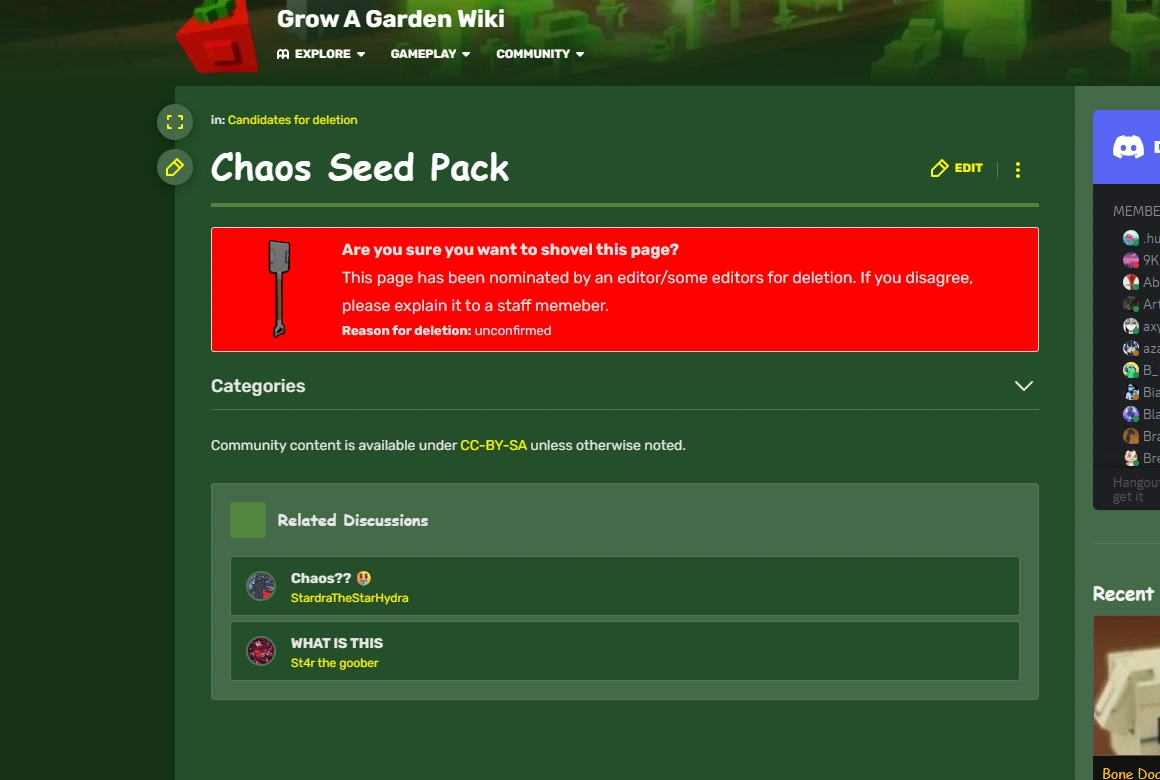 so someone tried to add a fandmade without asking if it was allowed💔💔💔💔💔 | Fandom