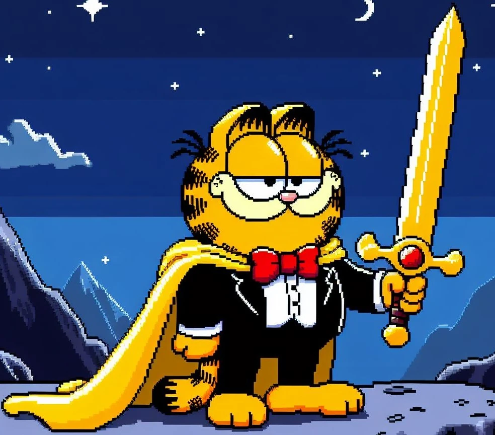 Garfield looks so cool! (AI ART) | Fandom