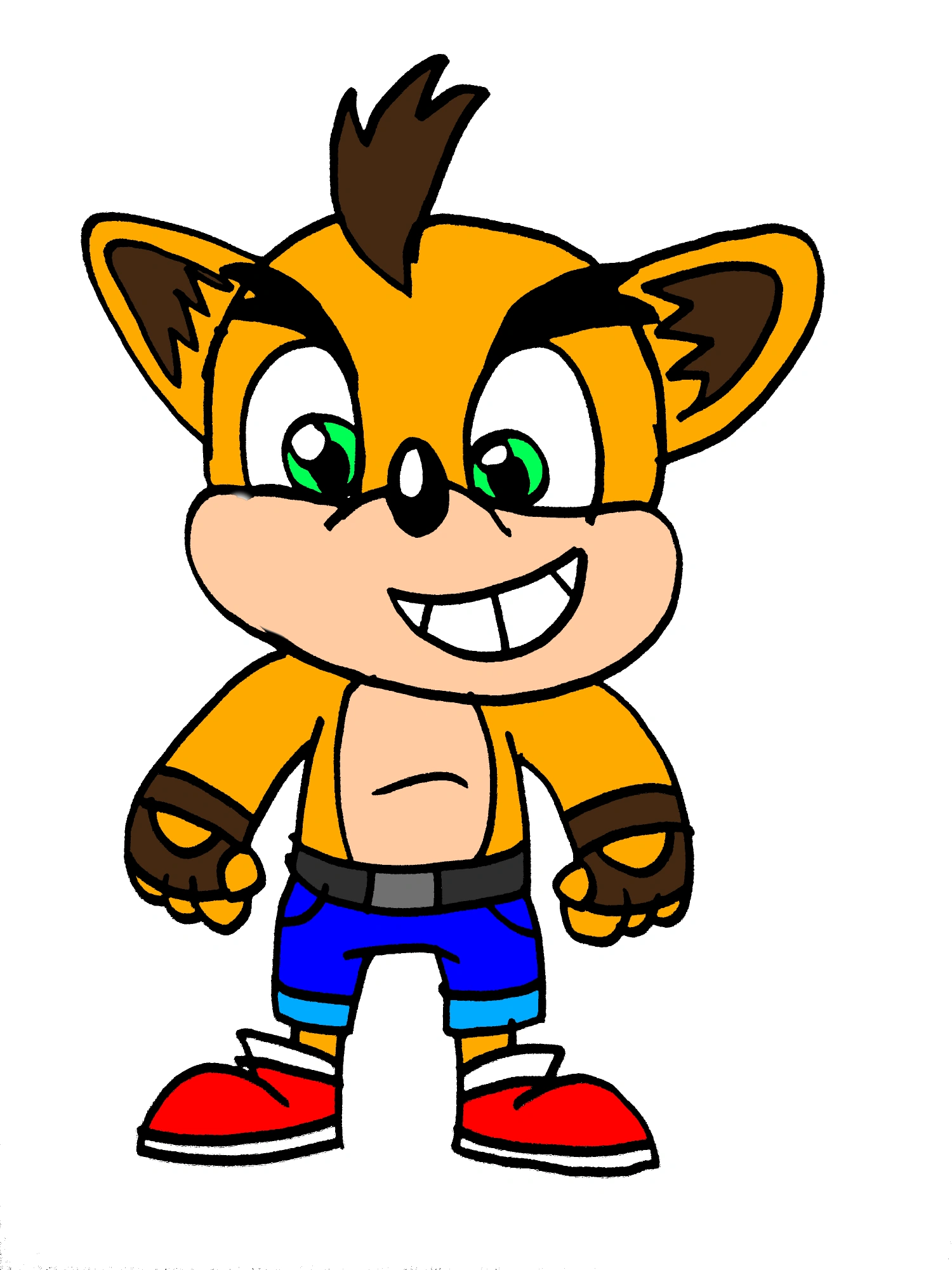 My drawing of Crash | Fandom
