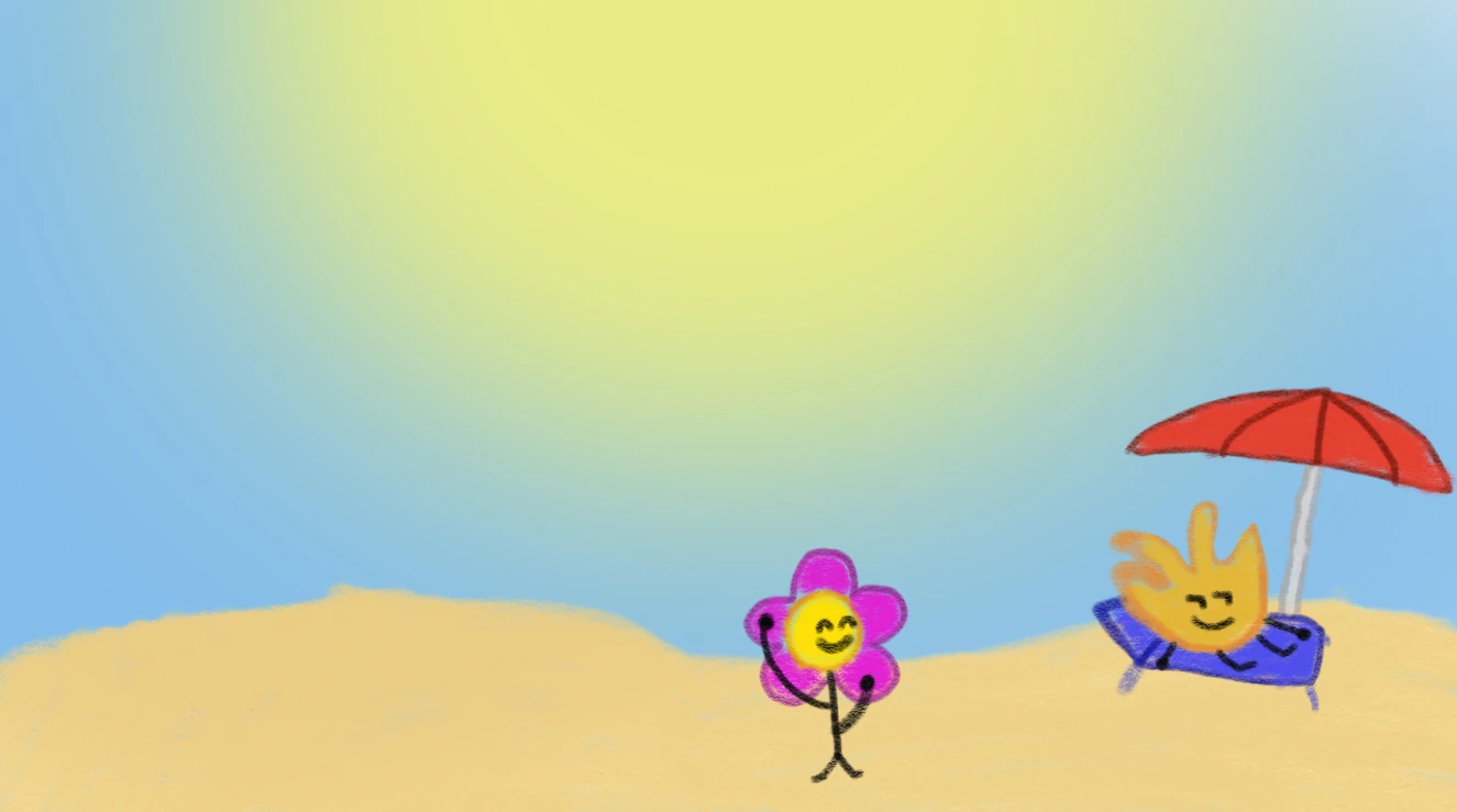 BFDI AT THE BEACH (planning on working on this later) | Fandom
