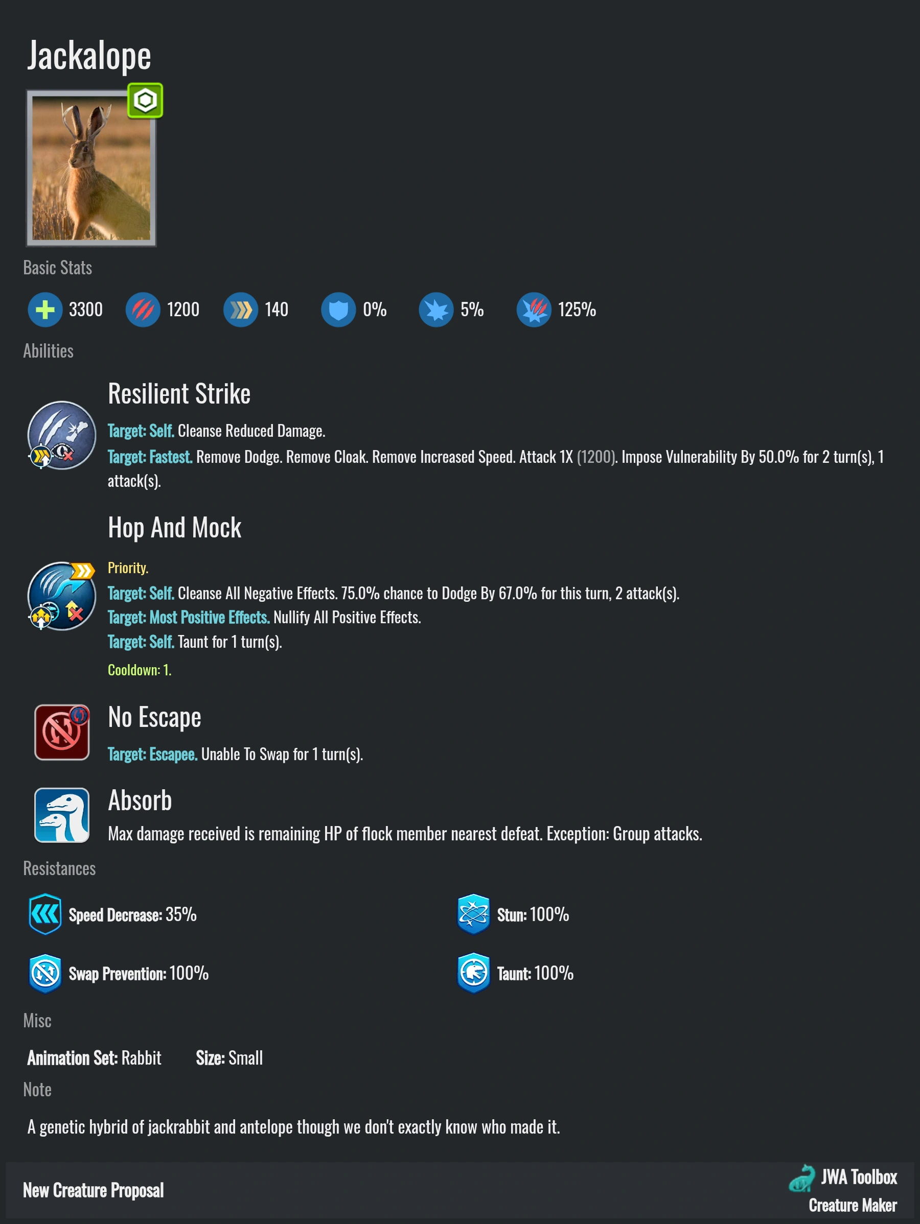 Custom creatures: Jackalope | Fandom