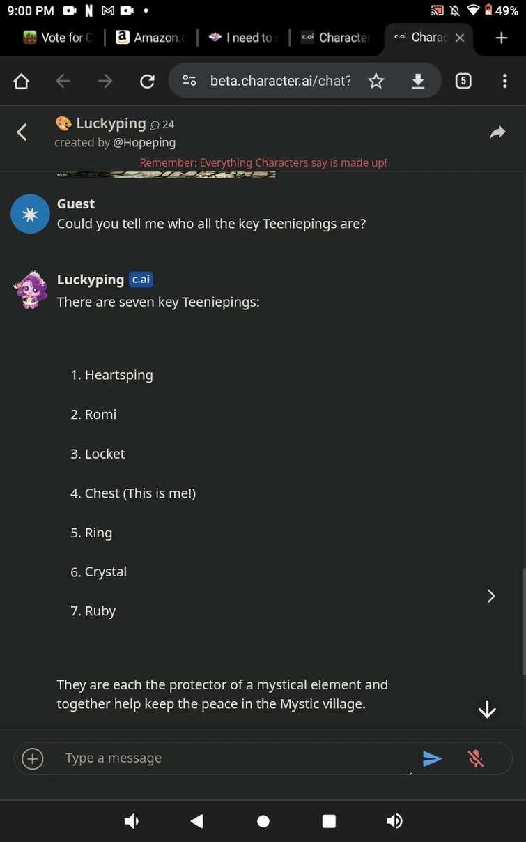 I need to say something. | Fandom