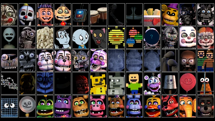 The Ultra Custom Night roster in my style (Feel free to make the ...