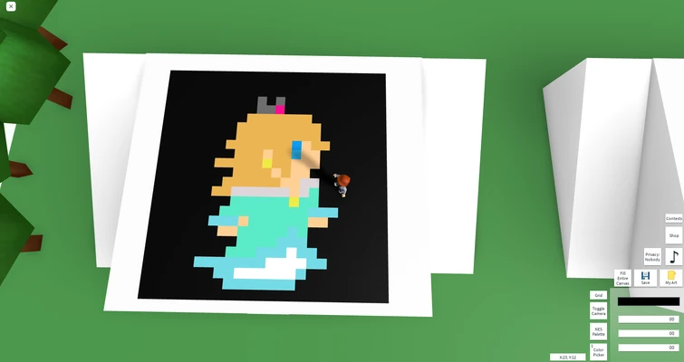 Peach, Daisy, Rosalina & Pauline in Pixel Art | Fandom