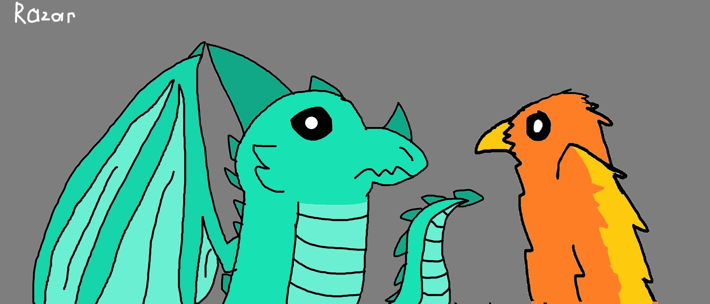 Mope.io art Dragon and Phoenix | Fandom