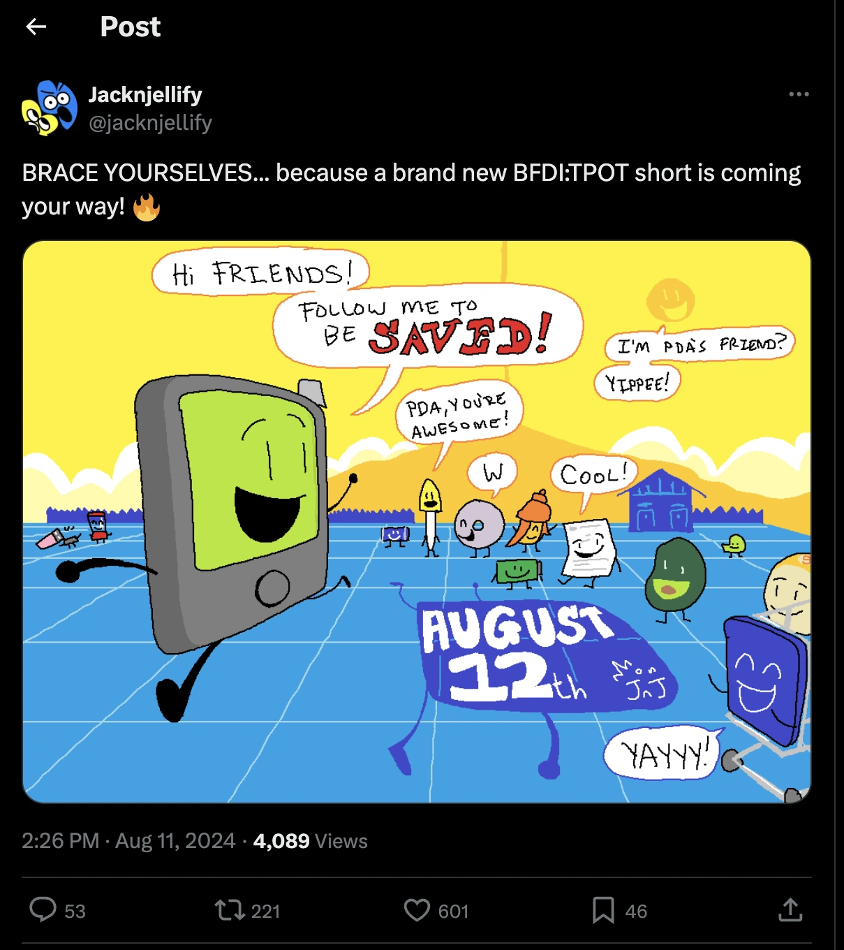 guys tpot 13 might be tomorrow | Fandom