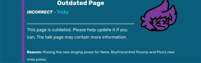I Changed The Outdated Page's Reason | Fandom
