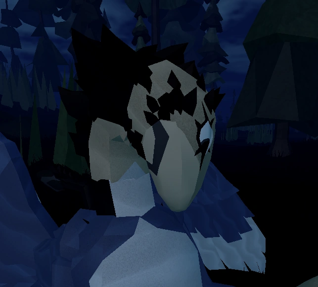 This skin really does make it seem like it has a reclining hairline ...