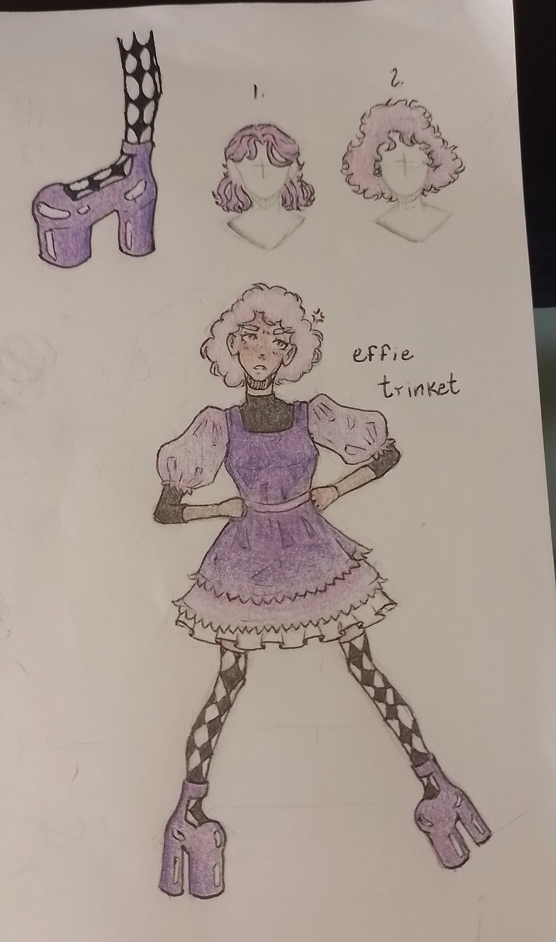 I drew effie on sotr ️💜 | Fandom
