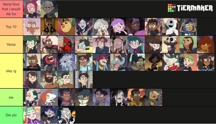 Updated tier list before s3 drops | Fandom