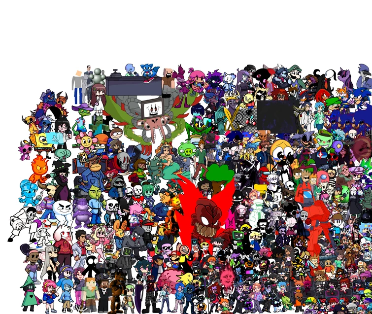 Wip of every single character | Fandom