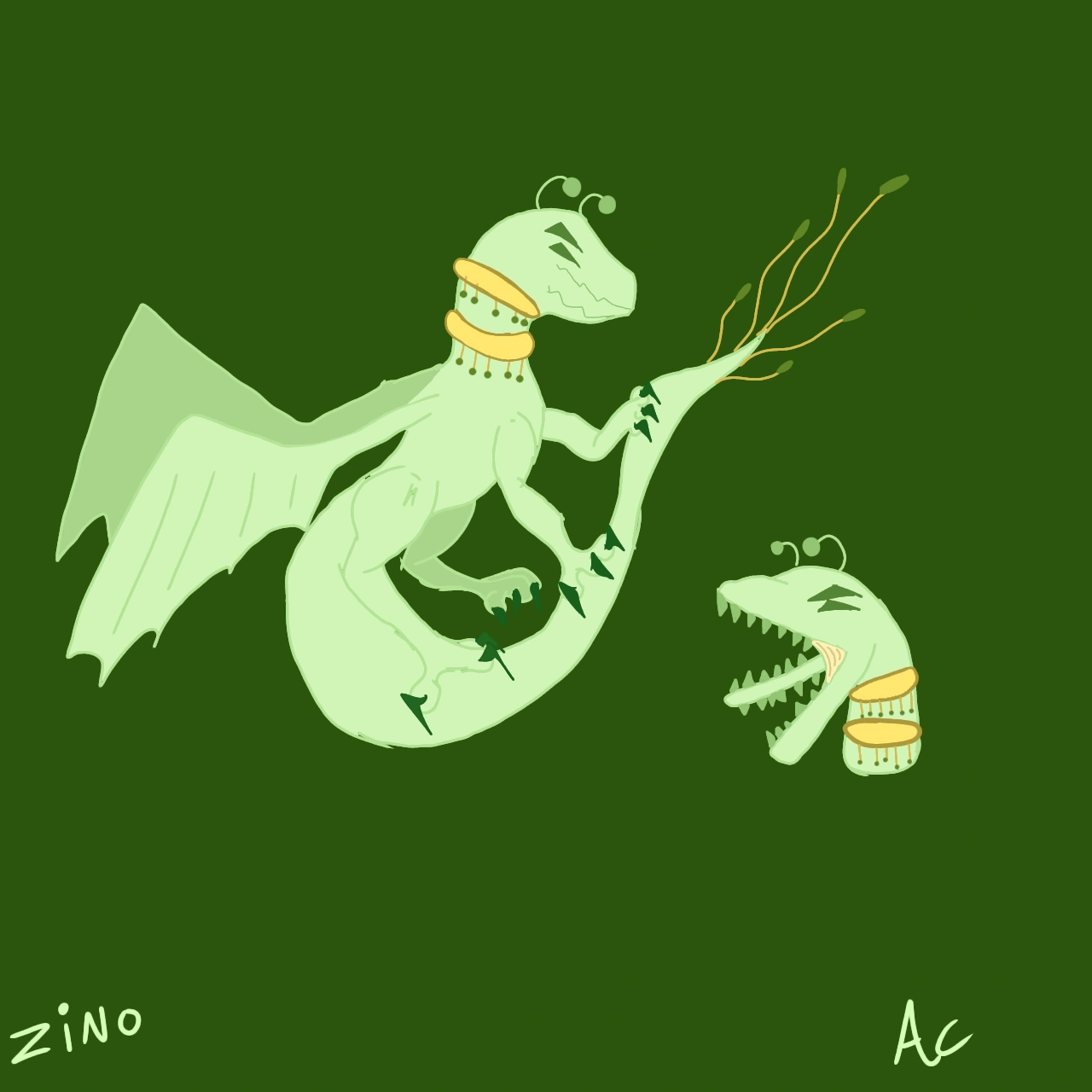 Tried drawing a tree and an alien together- idk what happened | Fandom