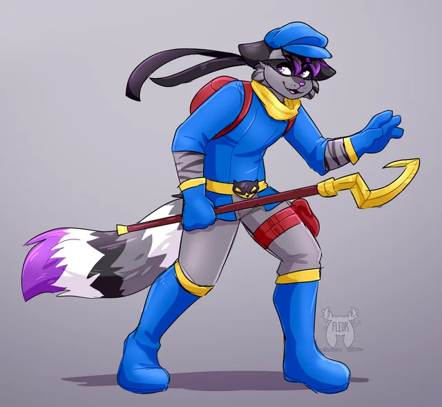 Sly cooper cosplay (Art by @Fleurfurr on twitter) | Fandom