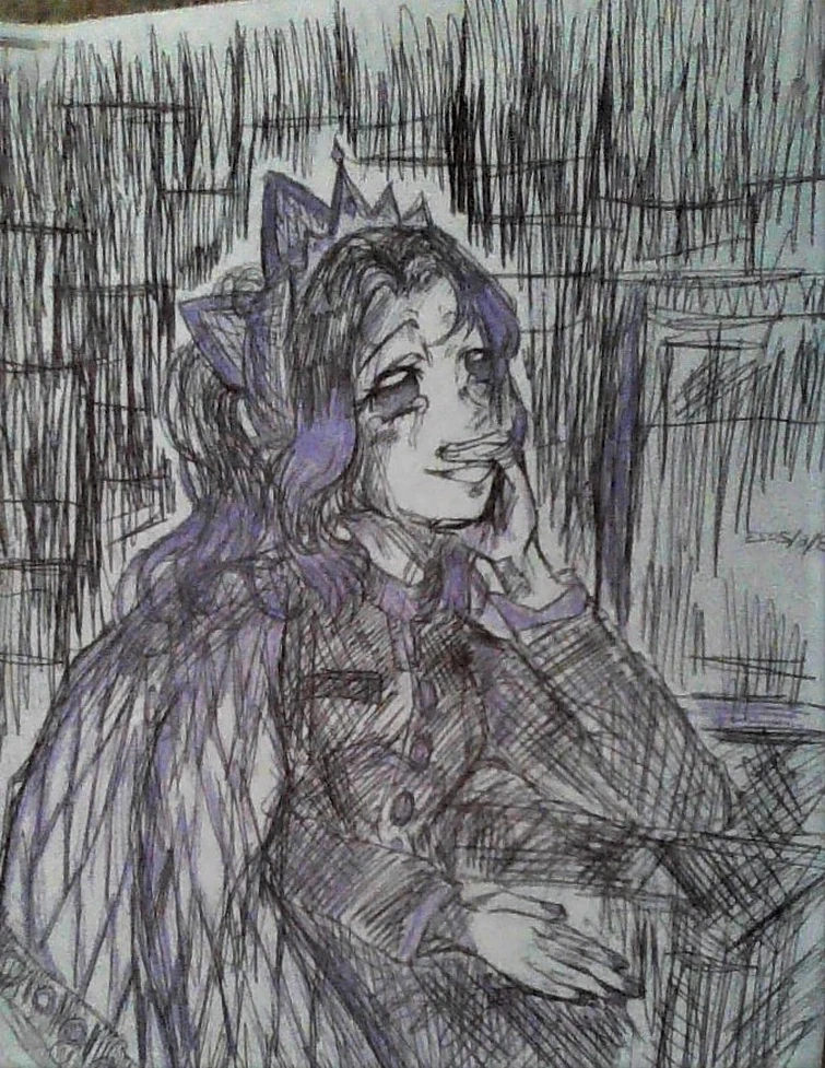 some weird Shinobu pen sketch | Fandom