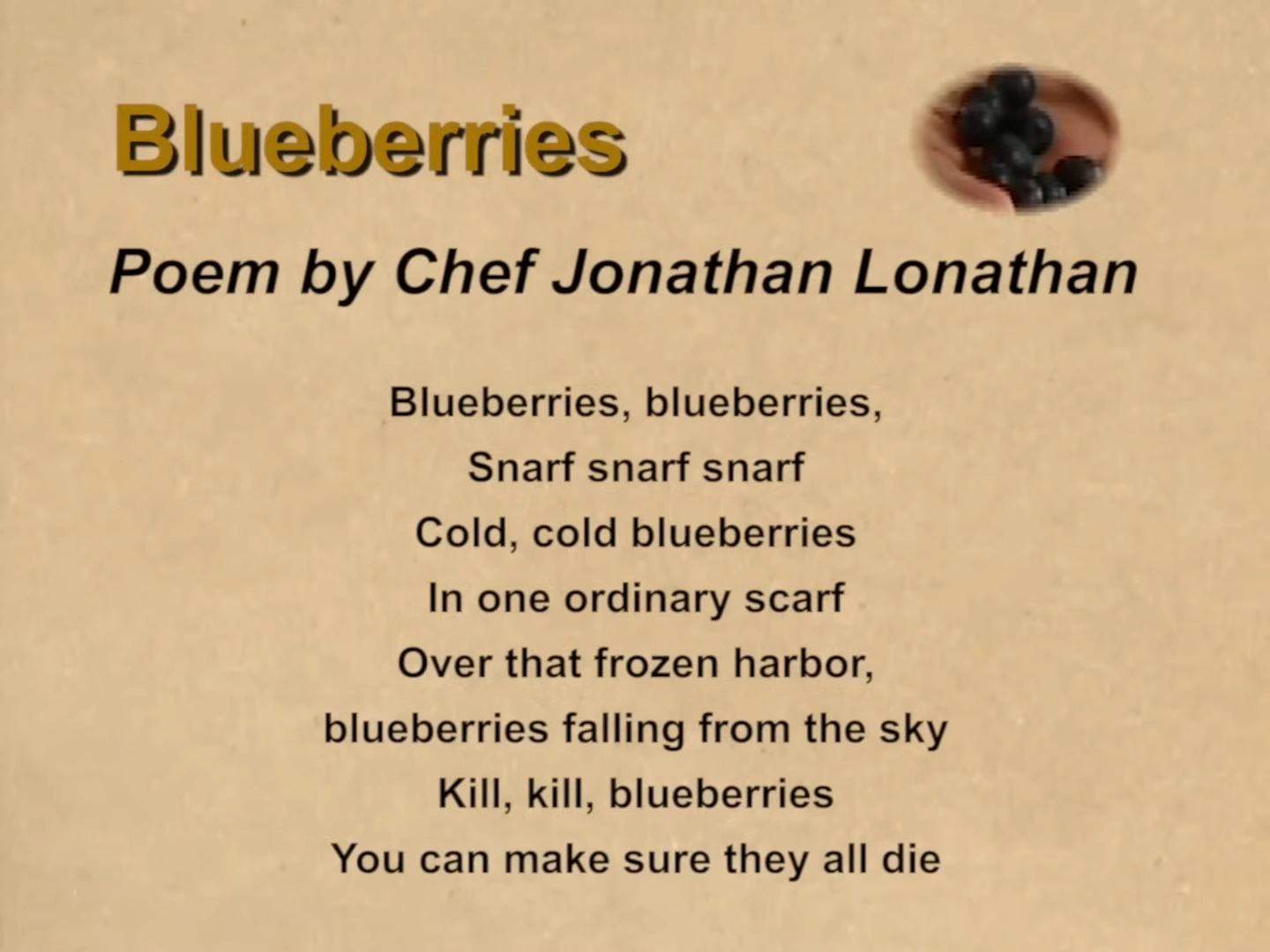 I love blueberries so much I wrote a poem about them | Fandom