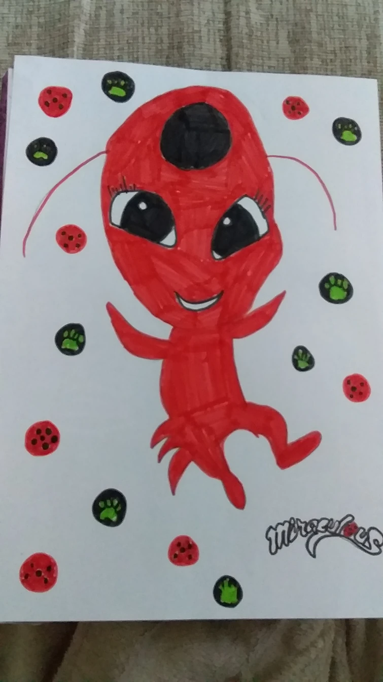 My drawing of Tikki. Do you like it? Write in comments....? | Fandom