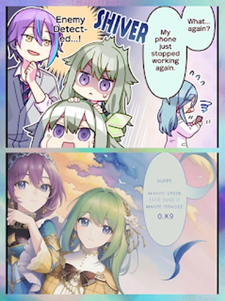 i put all the pjsekai loading screen comics into the AI drawing program ...