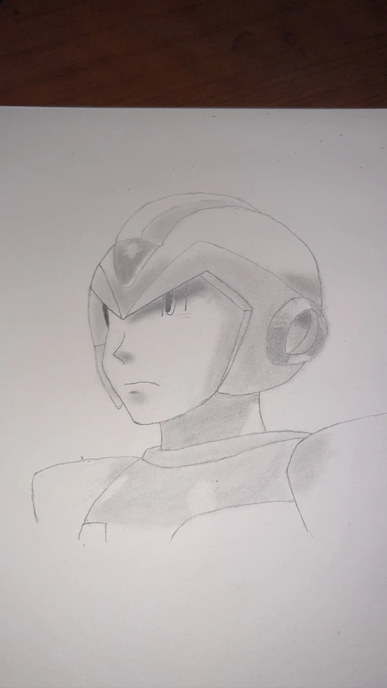 Practice sketch of X 🌀 ️(first time shading) | Fandom