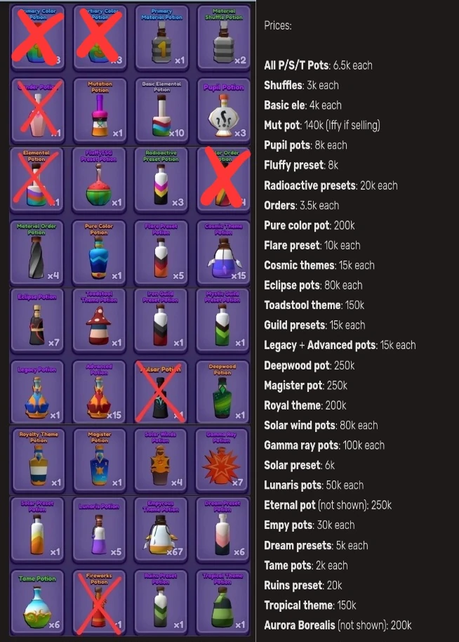 Lf: LegE Pots | Fandom