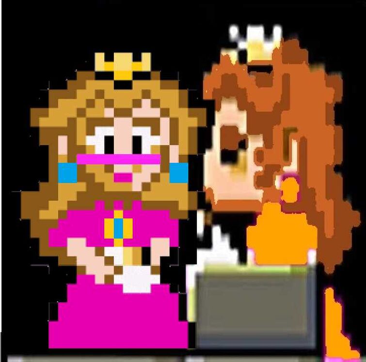 Super Mario World Daisy kisses peach | Fandom