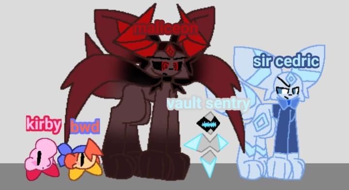 Characters for some random Kirby x EQ x Blackravebow's mystery dungeon ...