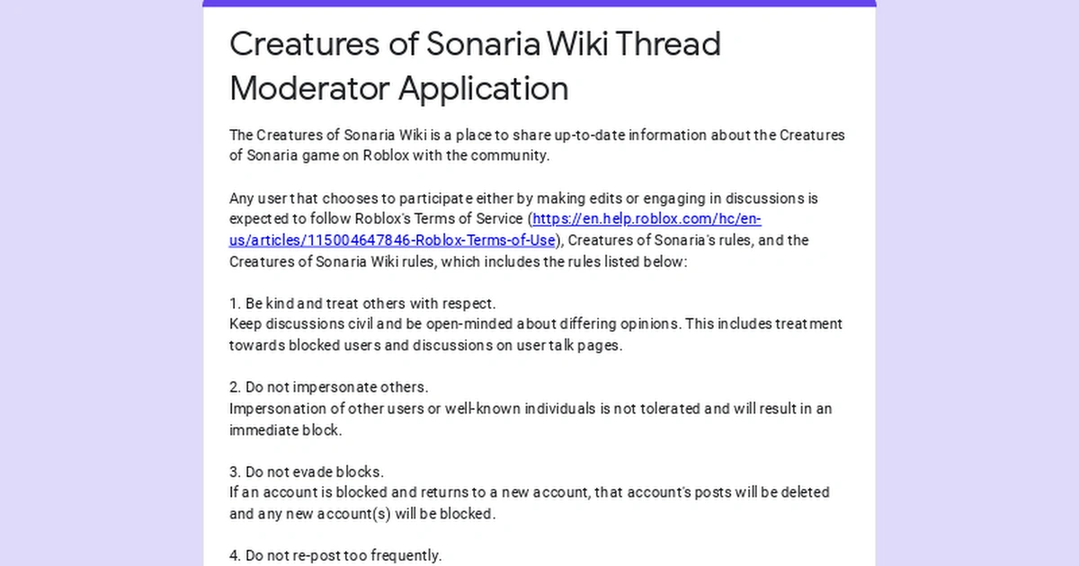 Wiki Thread Moderator Applications are Open! | Fandom
