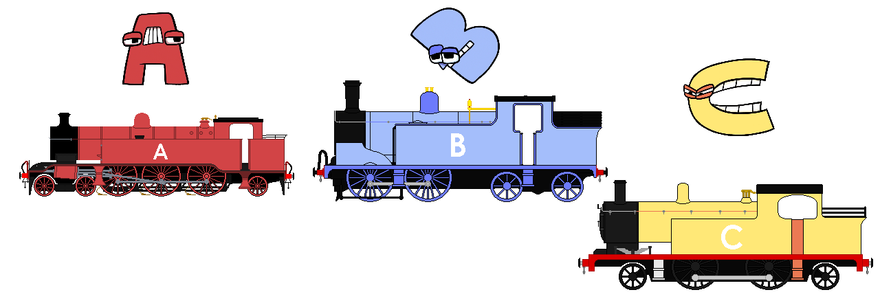 alphabet lore as steam trains part 1 | Fandom