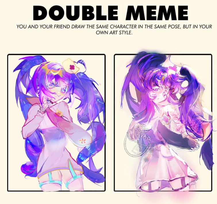 Double star collector Stella art challenge with best friend | Fandom