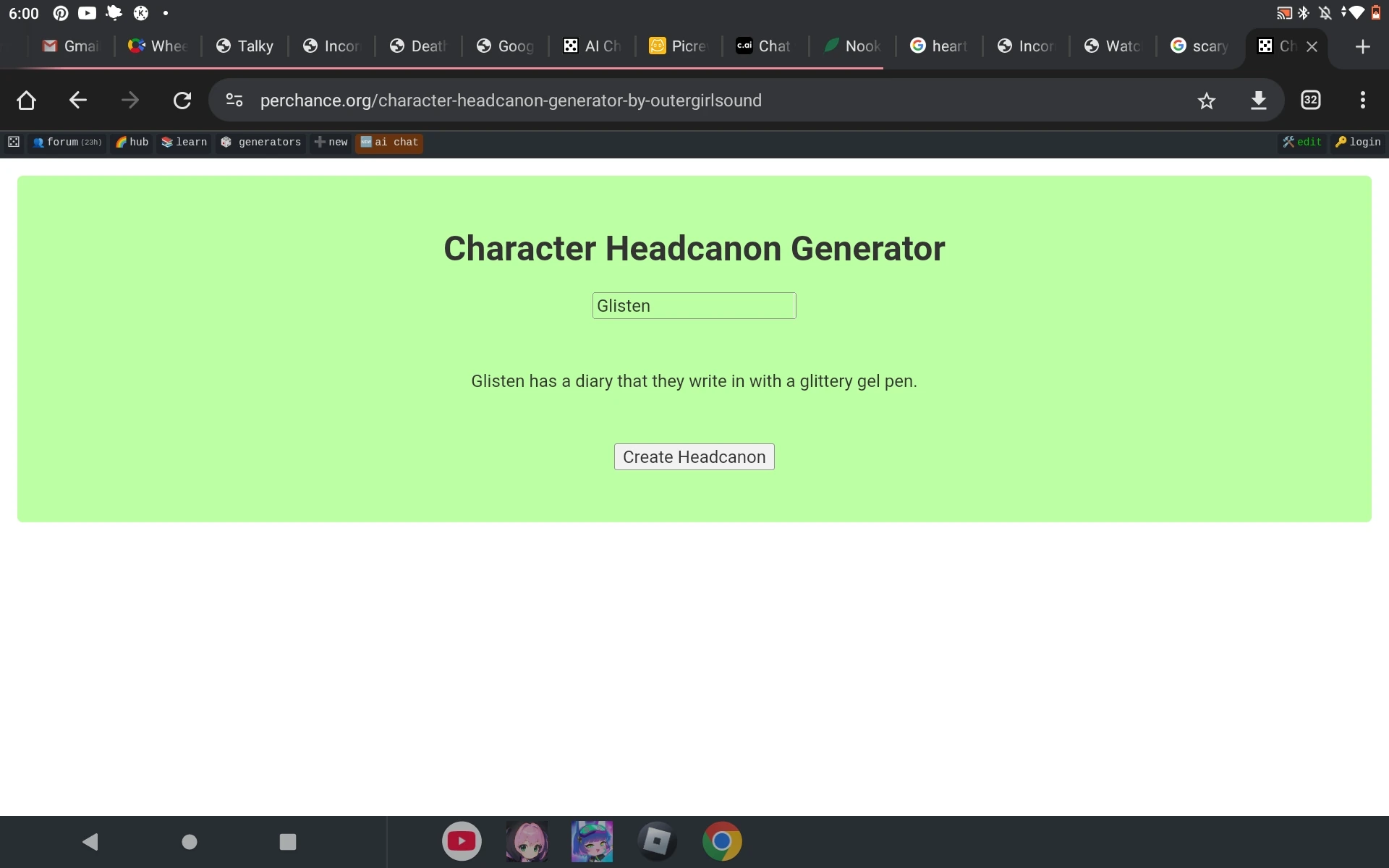 Random dandy's world headcanons from the headcanon generator (part 2 ...