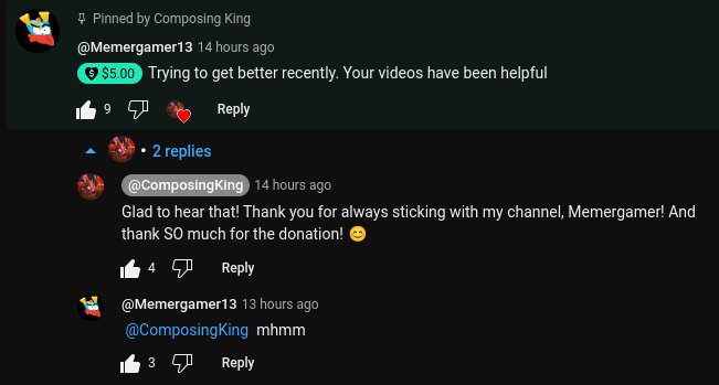 Me who donated to MPG and Composing king | Fandom