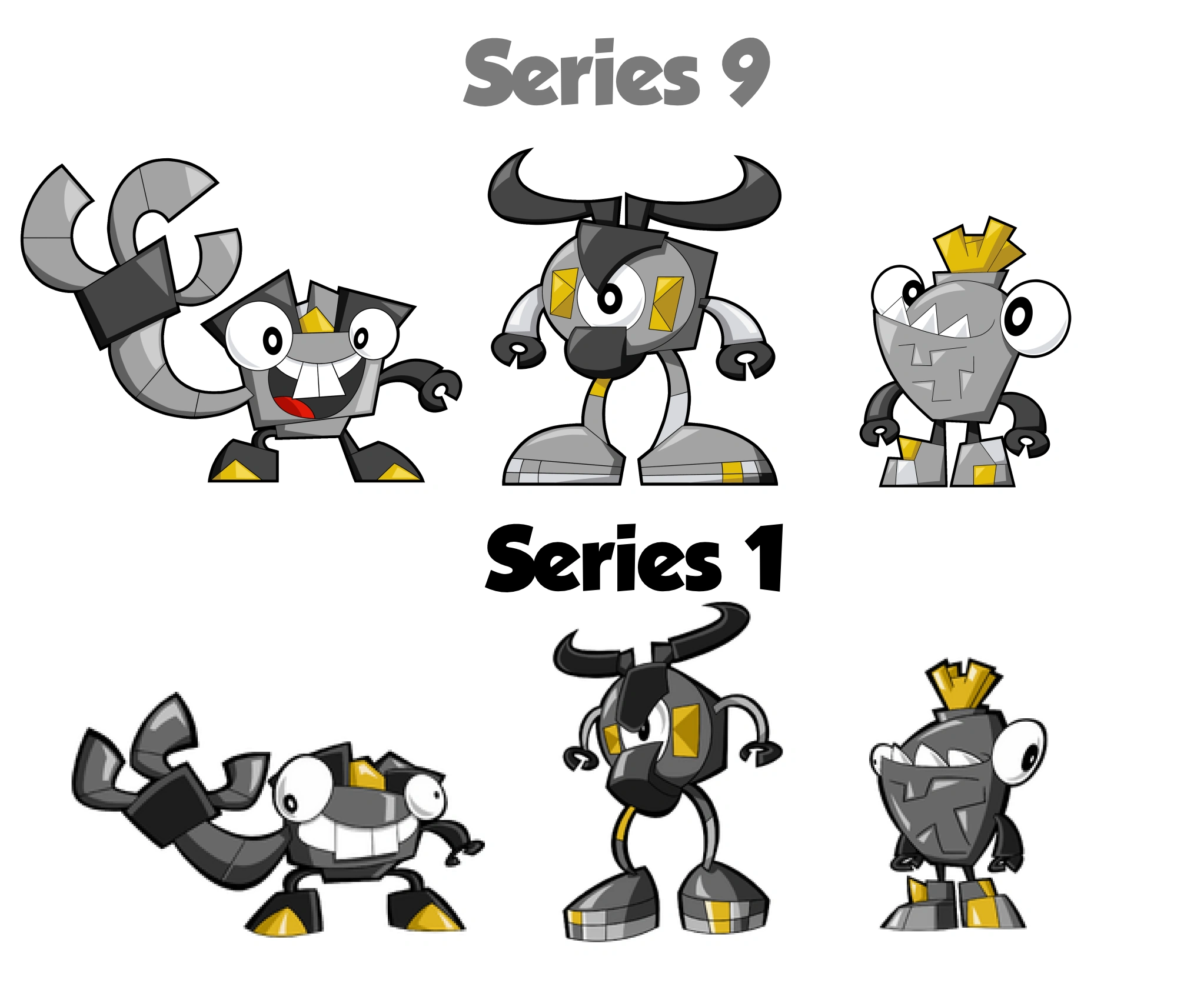 The Cragsters in the series 7-9 art style | Fandom