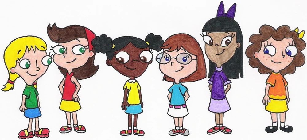 Fireside Girls in casual wear | Fandom