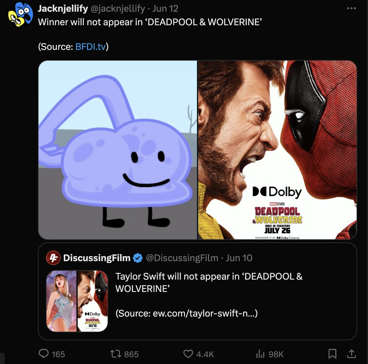 the person who runs the bfdi social media team needs a massive raise ...