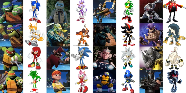 TMNT/Sonic The Hedgehog Comparison | Fandom