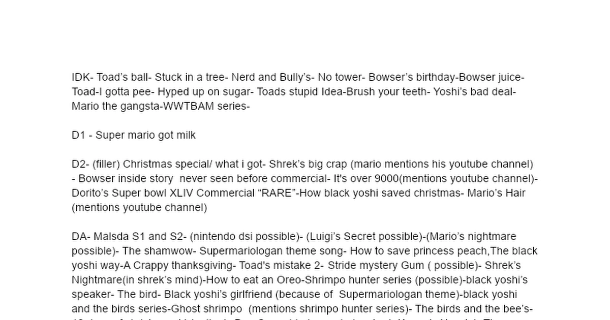 SML Dimension theory So far | Fandom