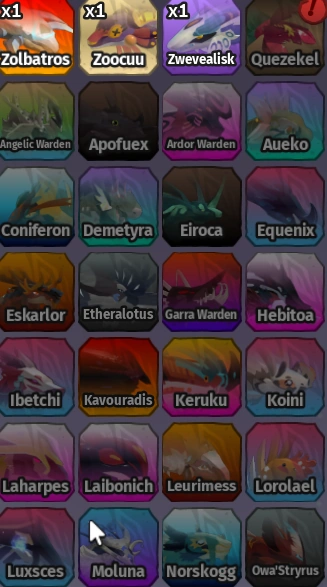 do you have rare sp? do you want a rare mutation on another creature ...