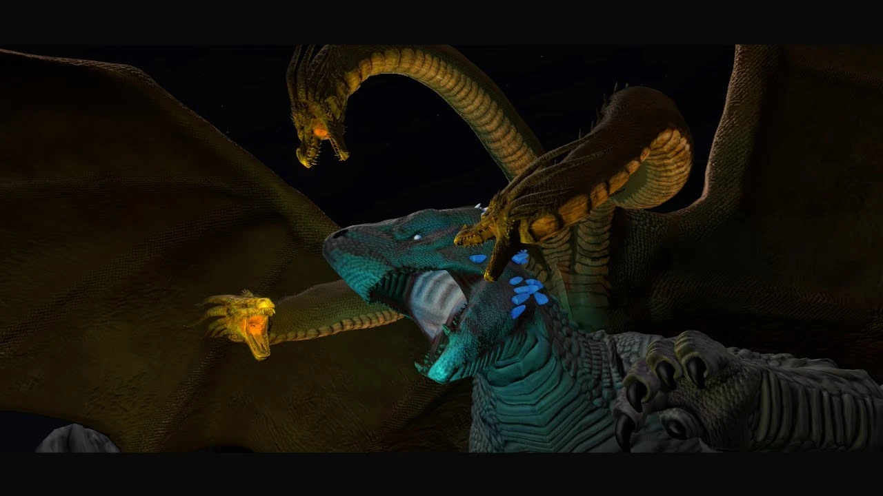King Ghidorah vs Shimo SFM Animation by Roda | Fandom