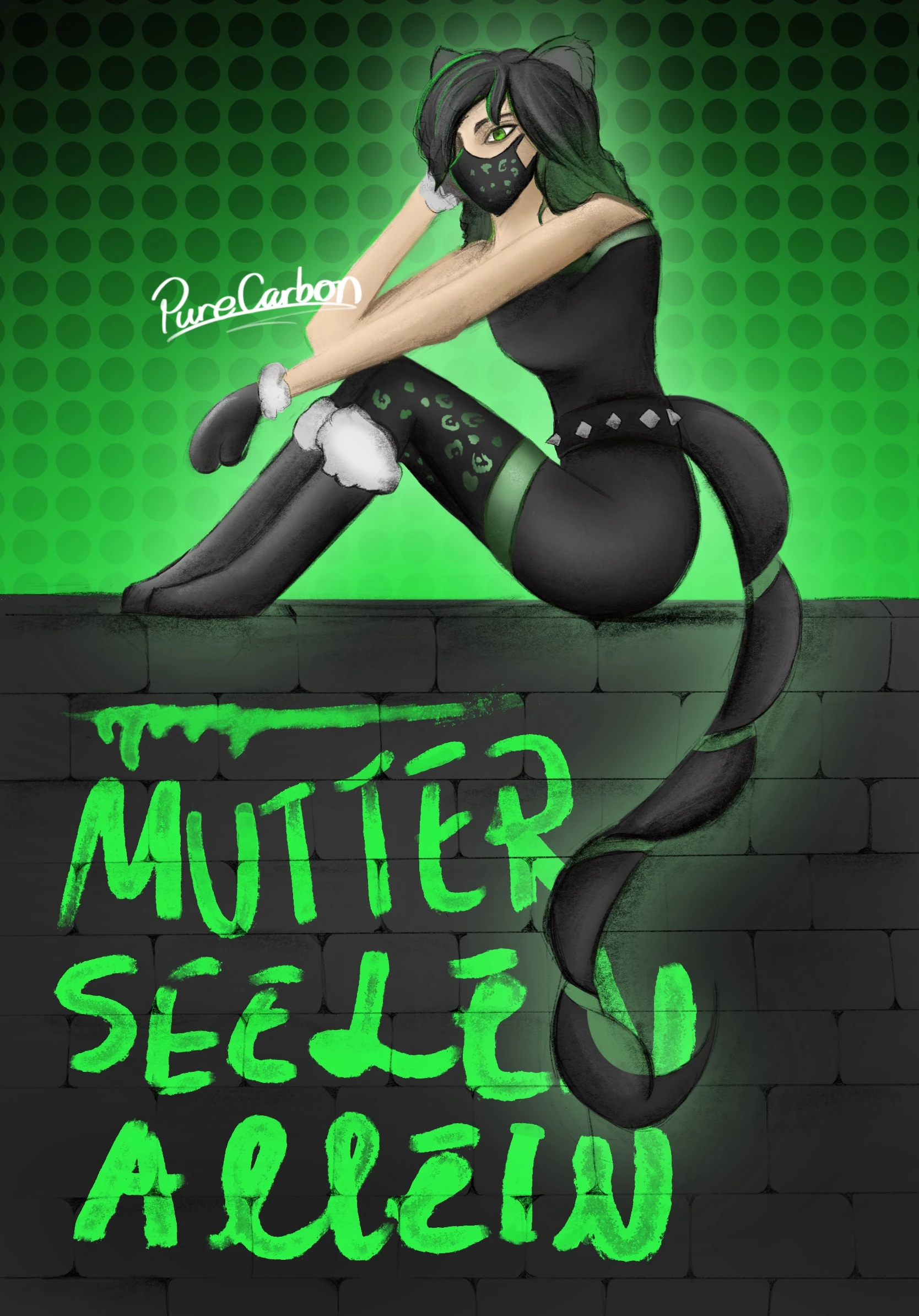 💚🖤 [Offtopic Art, TW for bright colors] | Fandom