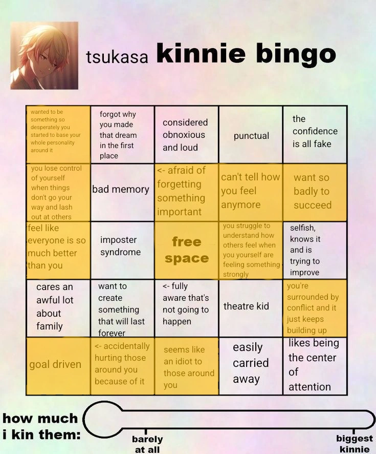 I did those dumb bingo things. | Fandom