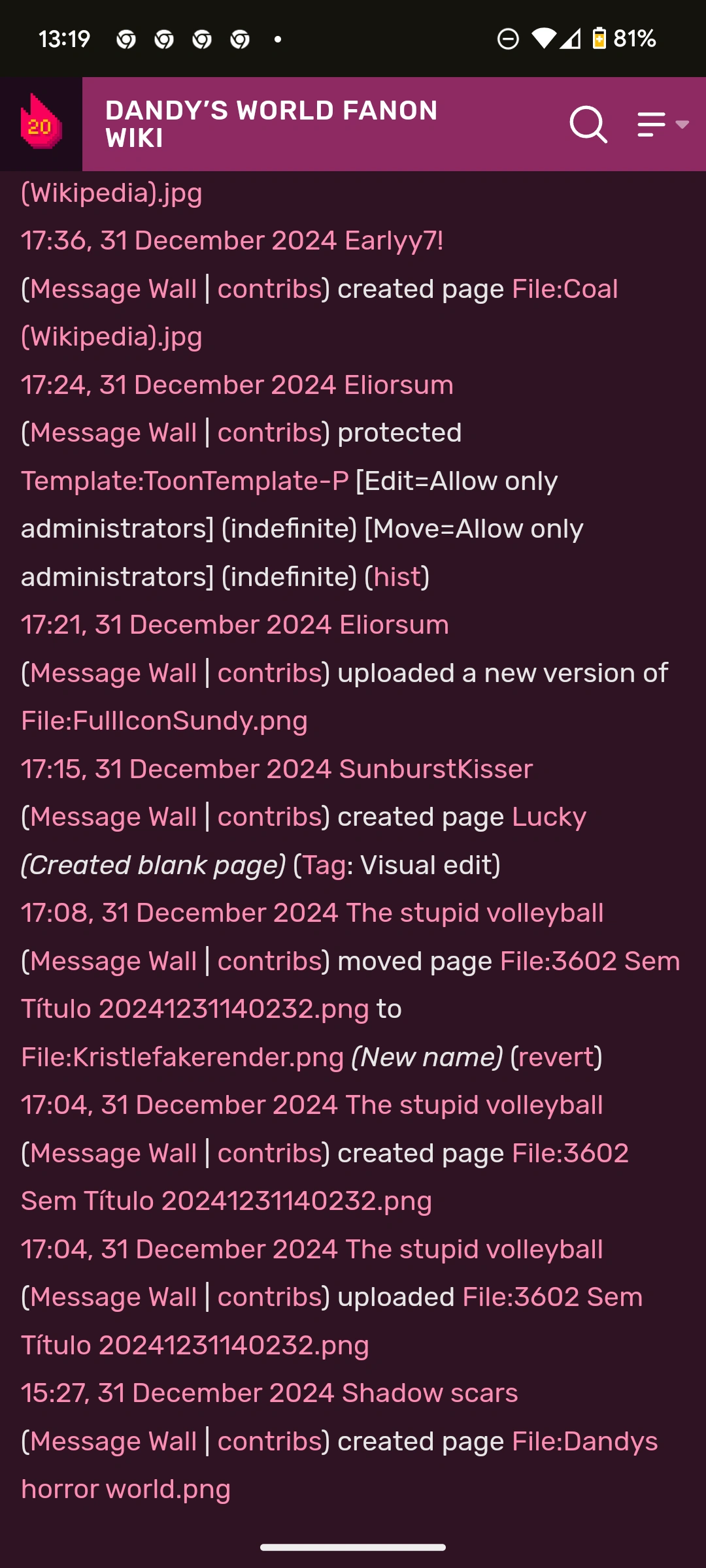 I'm doing this then..... This stuff is getting too outdated... | Fandom