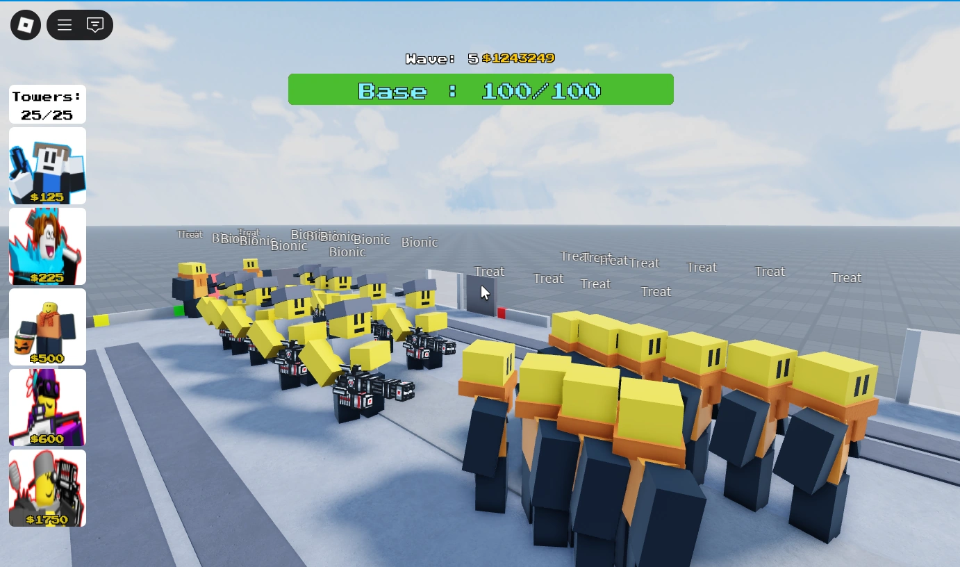 Started trying to make a tower defense game using gnomecodes tutorial ...