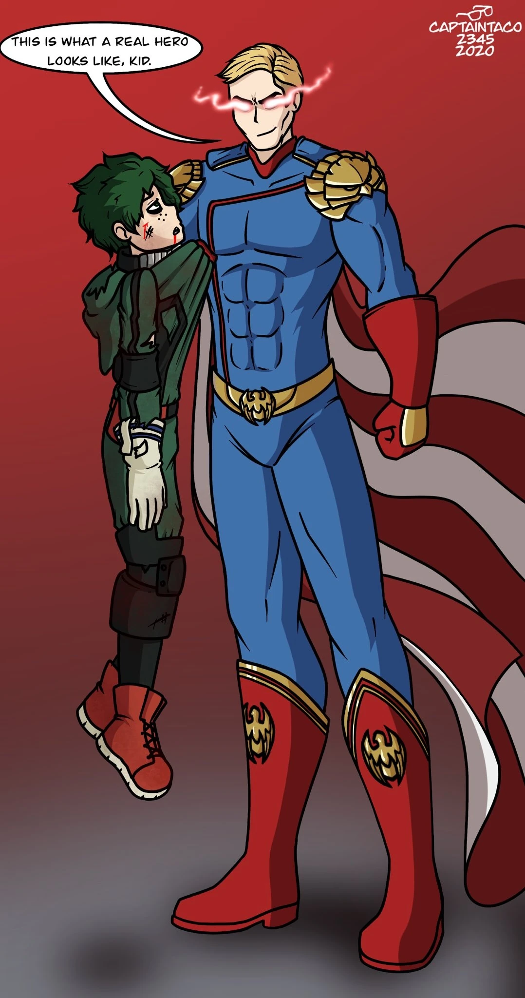 How would your favorite combatant react if Homelander beats Season 1! Izuku? | Fandom