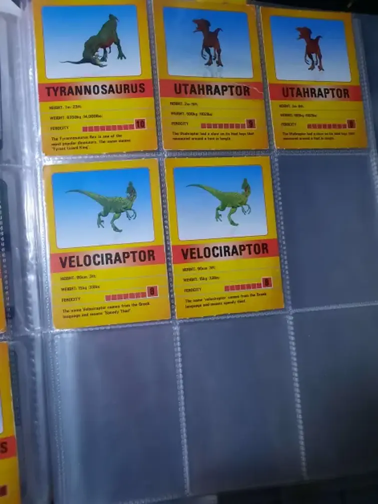 some cool dinosaur trading cards | Fandom