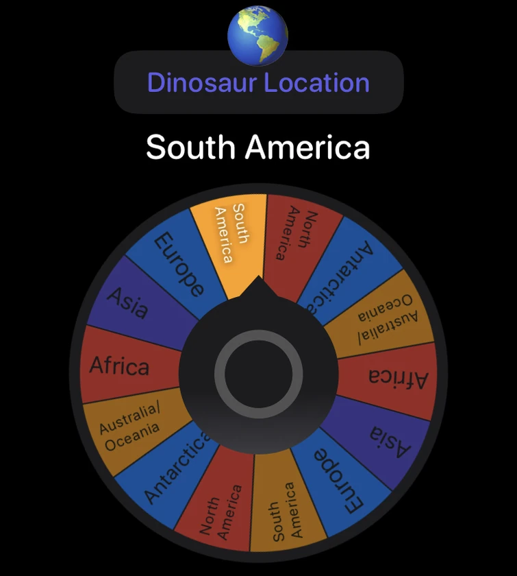 A random Dinosaur generator wheel I made | Fandom